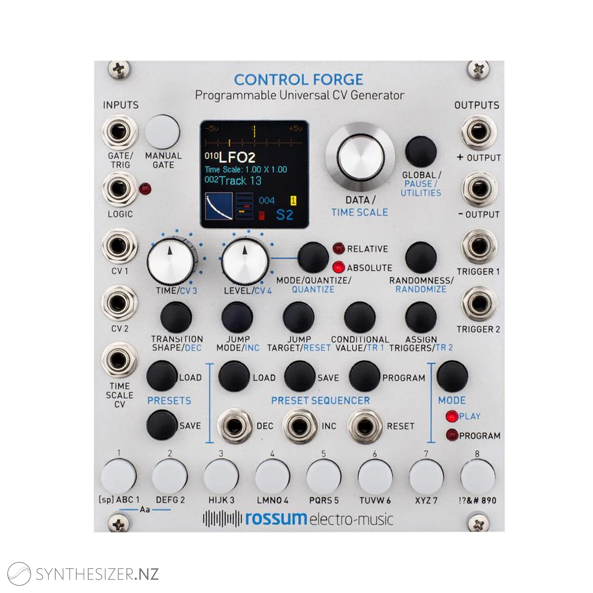 Rossum Electro Control Forge a powerful function generator for synths - Synthesizer New Zealand